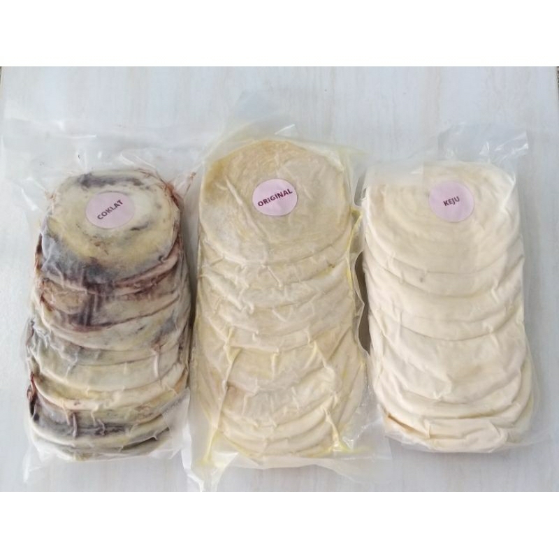 Jual Roti Maryam/Roti Cane/Roti Canai Rasa COKLAT Isi 10 pcs | Shopee ...
