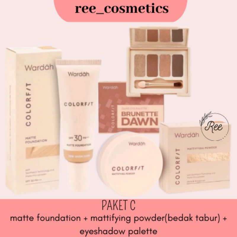Jual Wardah Colorfit Paket Seserahan Make Up | Paket Make Up Wardah ...