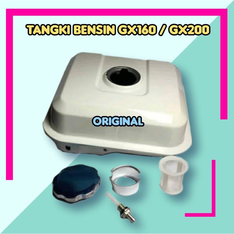 Jual Tangki/tengki/fuel tank engine OHV GX 160 (5,5HP) putih - diesel ...