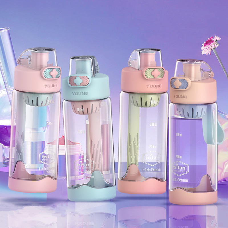 Jual Botol Minum Teguk Tritan 450ml 650ml Hello Dream | Shopee Indonesia