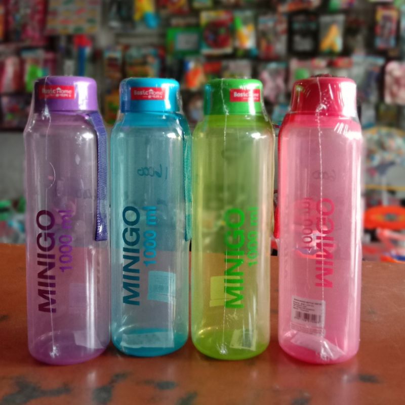 Jual Botol Minigo 1000ml Botol Minum 1 Liter Basic Home | Shopee Indonesia