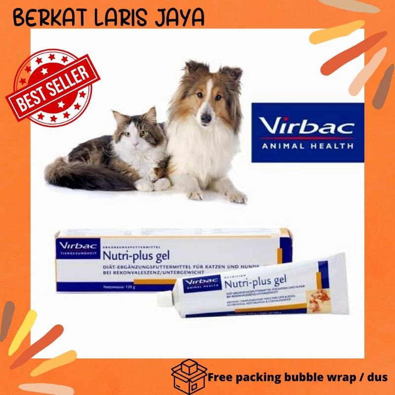 Jual NUTRI PLUS GEL VITAMIN KUCING ANJING HAMSTER KEPERLUAN HEWAN KEMASAN 120GRAM PRAKTIS ...