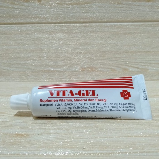 Jual Suplemen Vitamin, Mineral dan Energi untuk Hewan 50gr VITA-GEL | Shopee Indonesia