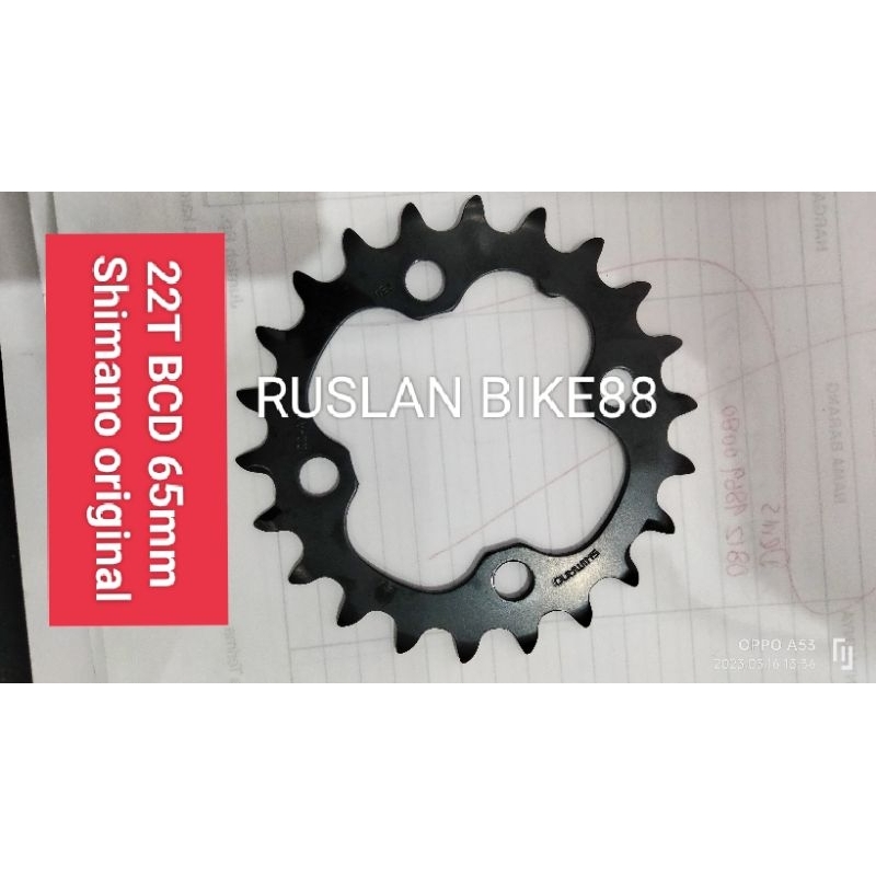 Jual chainring Shimano 44t & 32T BCD 104 sped 100% original shimano BCD 104mm sesuai iklan foto ...