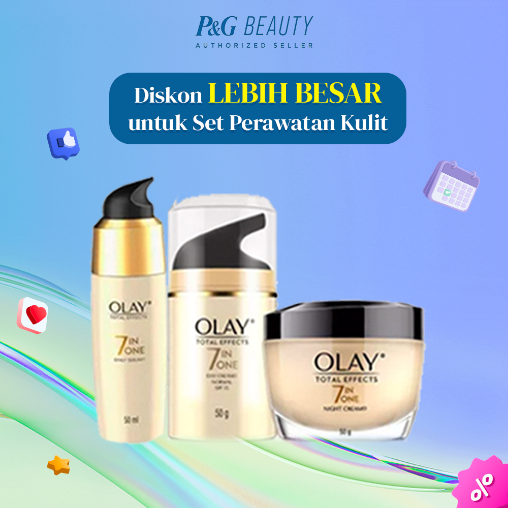 Jual Olay Set Total Effects Niacinamide Skincare Antiaging - Day and ...