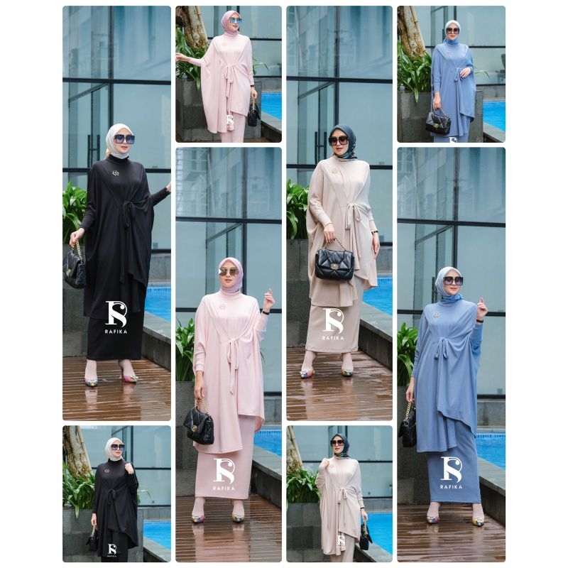 Jual GEMILA SET KNIT PEACH RAYA SERIES RAFIKA | Shopee Indonesia
