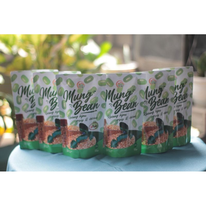 Jual Snack Kacang hijau crispy - makanan ringan Mung Beans (100gr ...