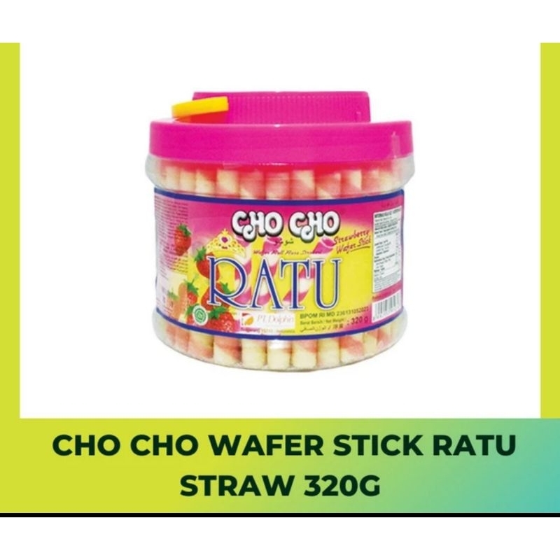 Jual Cho Cho Roll Ratu Strawberry / Wafer Roll / Astor Cho Cho Ratu ...