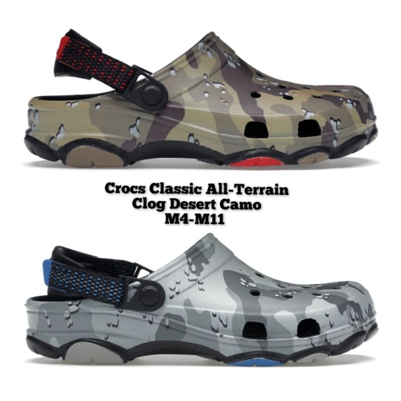 Jual crocs classic all terrain camo / sandal crocs pria wanita / Crocs ...