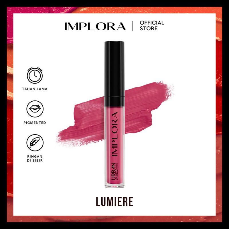 Jual PAKET OMBRE IMPLORA COSMETICS LIPCREAM + LIPTINT | Lip tint | lip ...