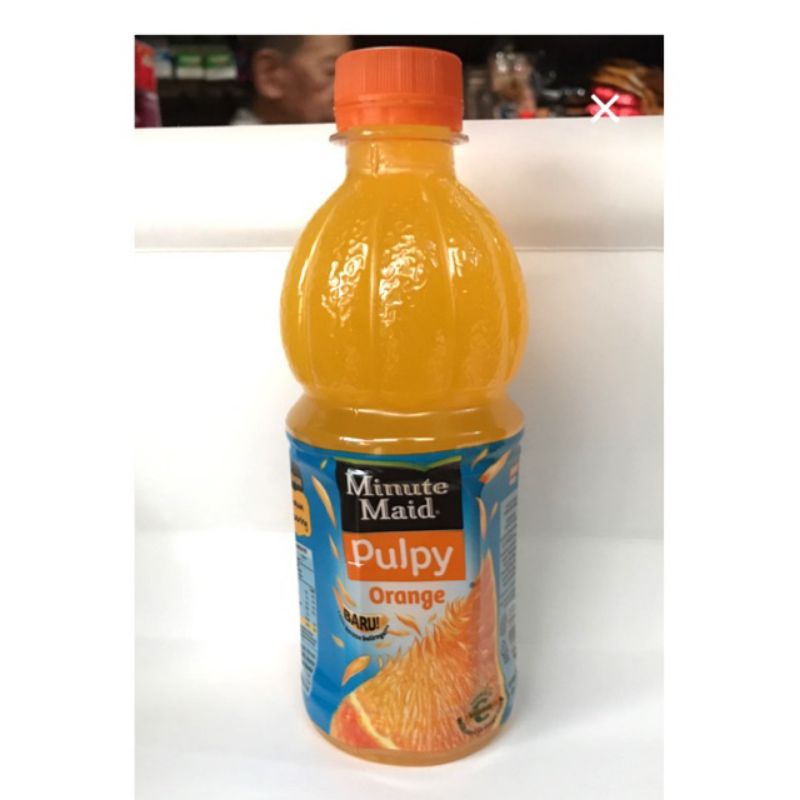 Jual MINUTE MAID PULPY ORANGE 1 BOTOL 300ml | Shopee Indonesia