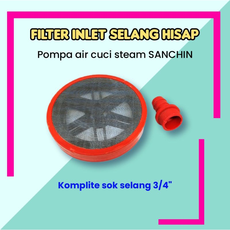 Jual Filter inlet pompa doorsmeer sanchin - saringan bawah soket selang ...