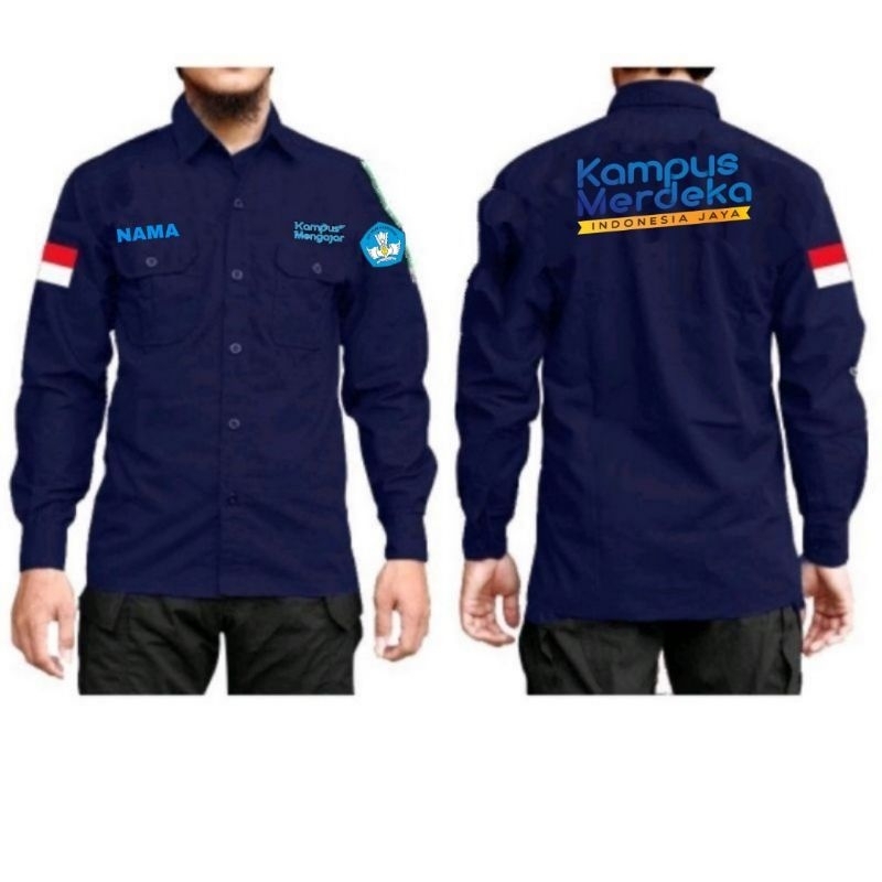Jual Seragam Kemeja PDH KAMPUS MERDEKA | Shopee Indonesia