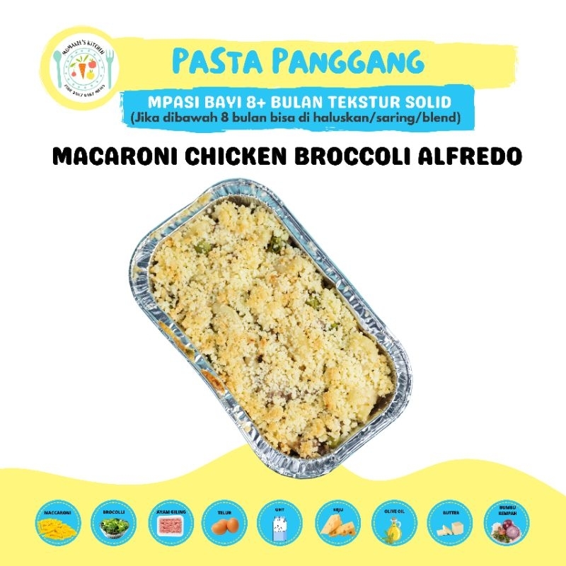 Jual MACCARONI CHICKEN BROCCOLI ALFREDO (MPASI FROZEN) | Shopee Indonesia