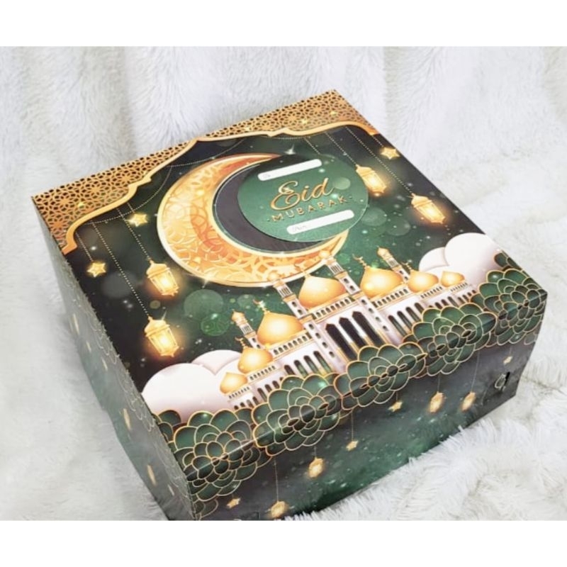 Jual Dus Cake idul fitri lebaran 22x22x10 cm | Shopee Indonesia