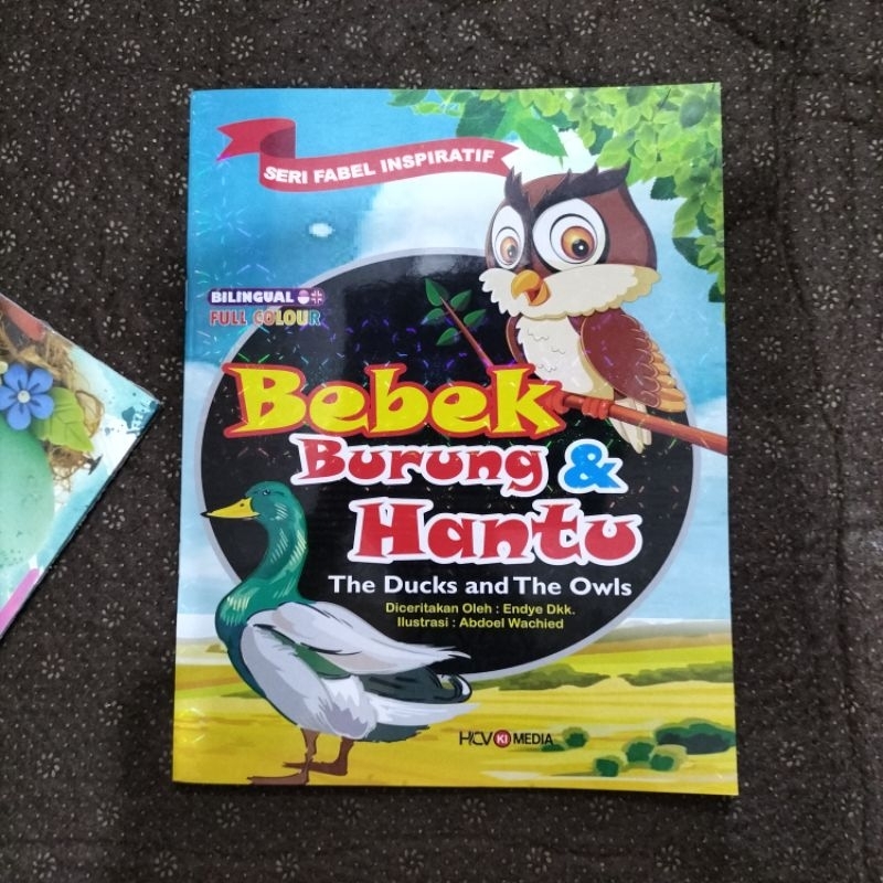 Jual BUKU FABEL CERITA ANAK DAN DONGENG BINATANG BILINGUAL ANAK BERUANG ...