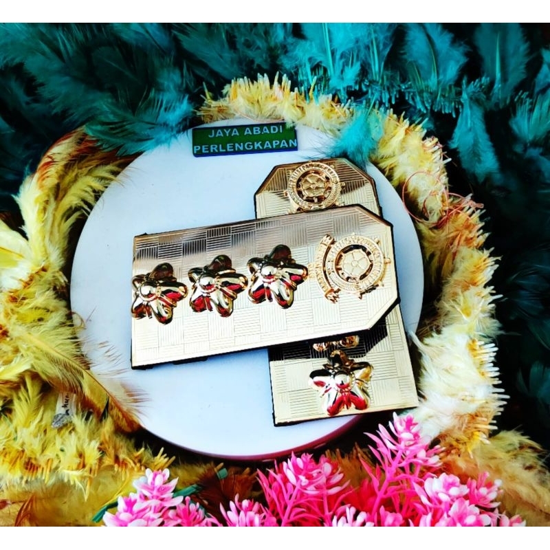 Jual pangkat pdu polpp plat gol 4b, lux mewah murah | Shopee Indonesia