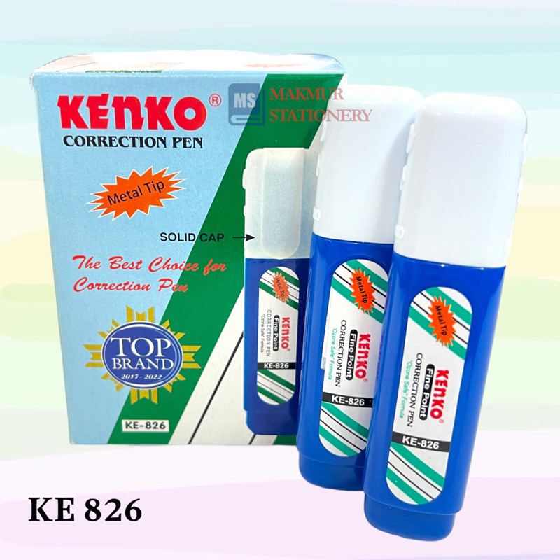 Jual Correction Fluid/Tip X Cair Kenko KE-826 (Pcs) | Shopee Indonesia