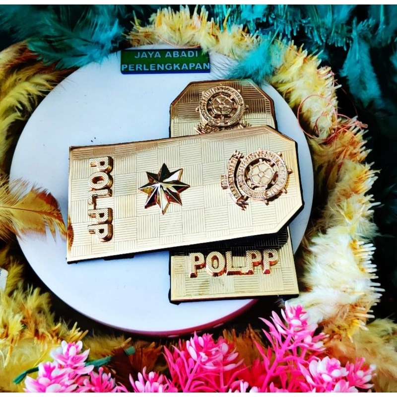 Jual pangkat pdu polpp plat gol 4c, Lux mewah murah | Shopee Indonesia