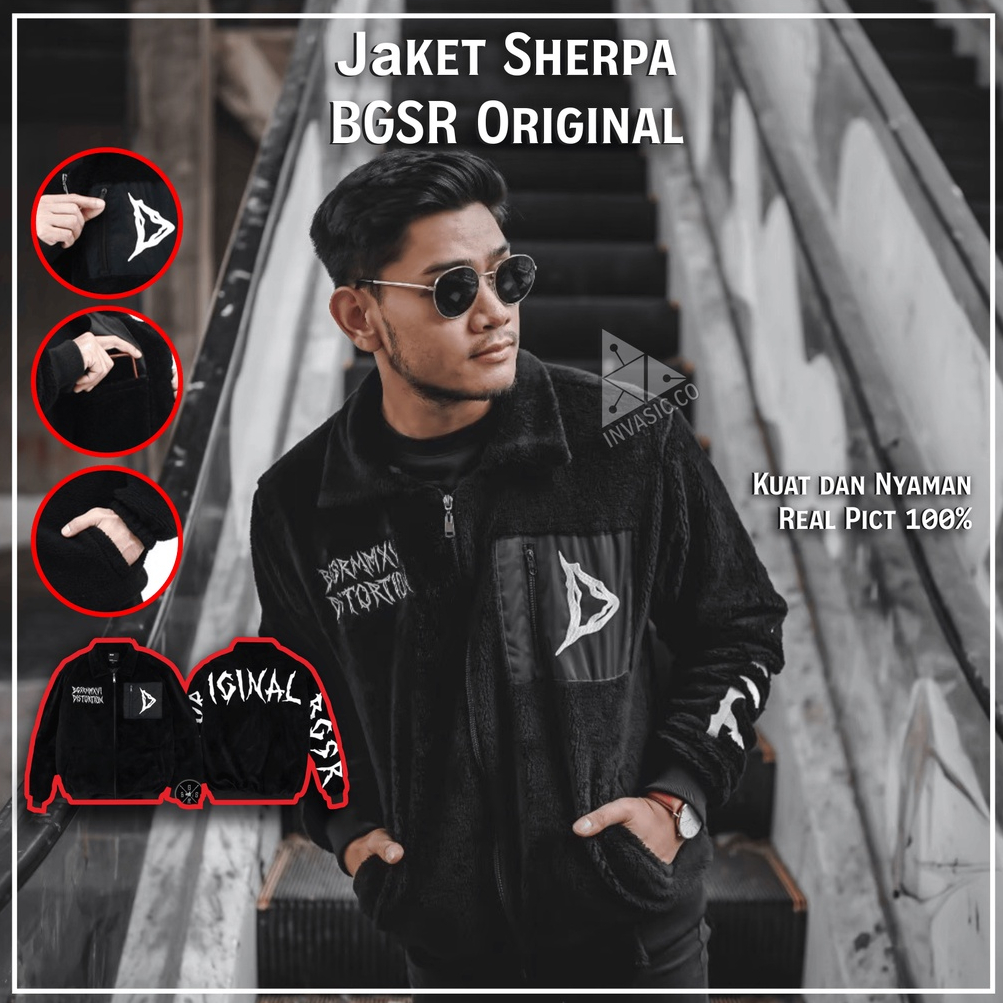 Jual JAKET SHERPA BULU MUSIM DINGIN ORIGINAL BGSR | Shopee Indonesia