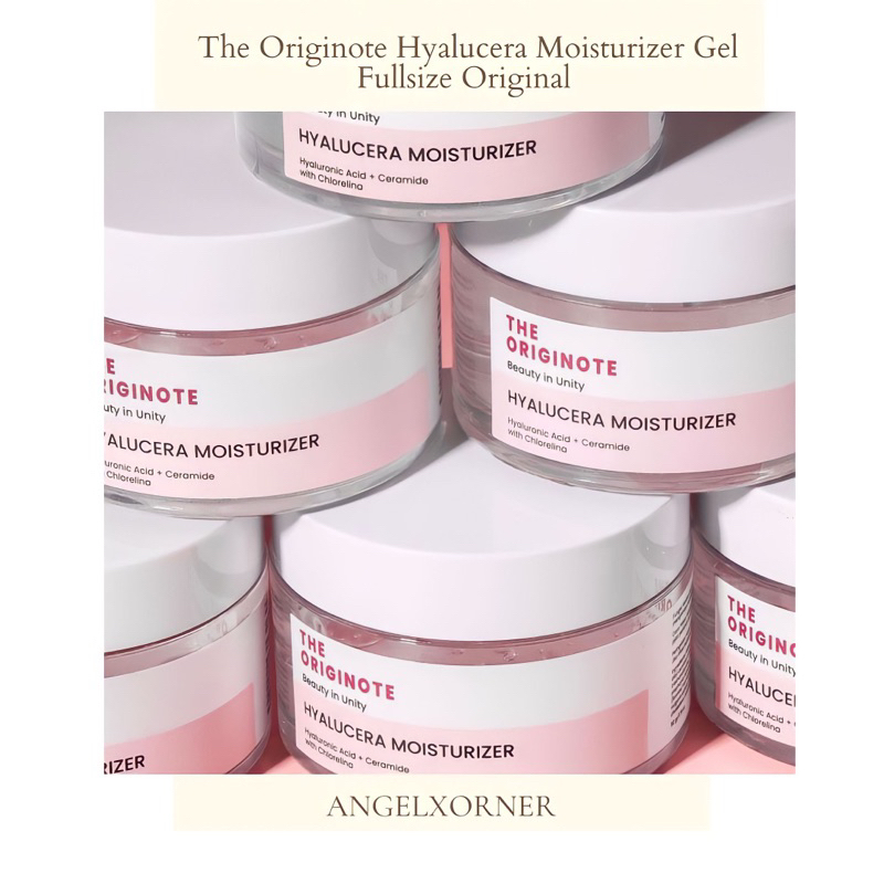 Jual (ORIGINAL) THE ORIGINOTE HYALUCERA MOISTURIZER GEL FULLSIZE ...