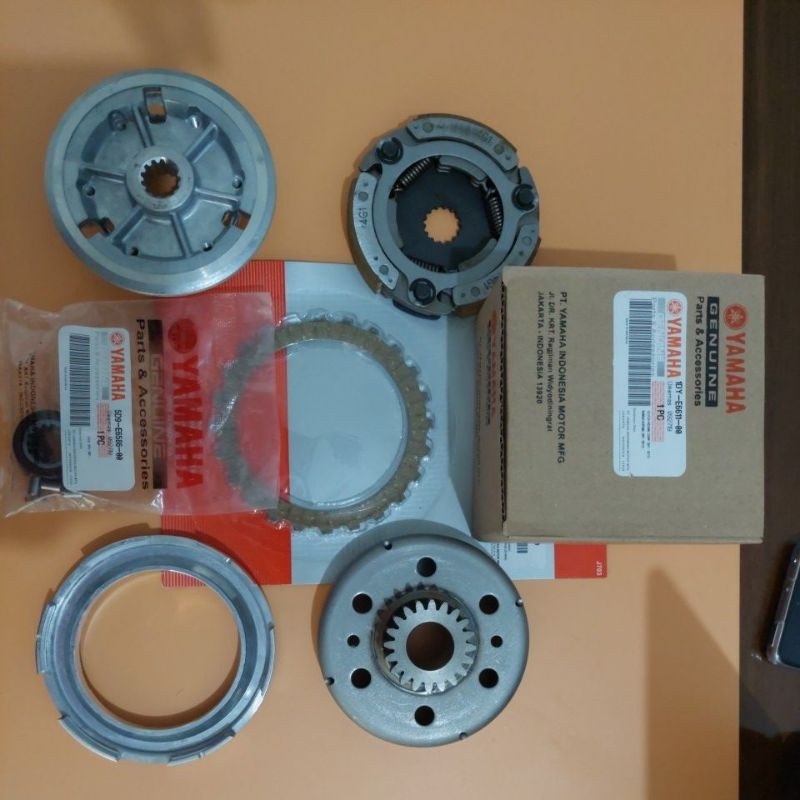 Jual paketan kopling komplit motor standar yamaha jupiter z1 injeksi [1DY] mangkok lonceng 20t ...