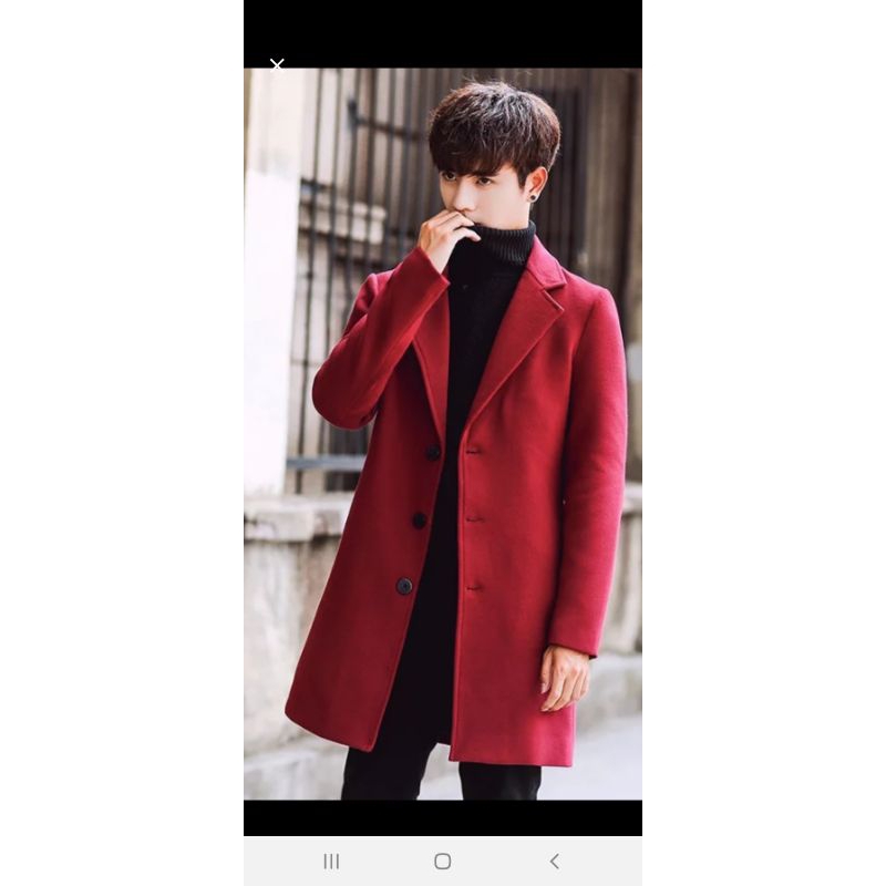 Jual coat pria tebal winter jas panjang 100 cm | Shopee Indonesia