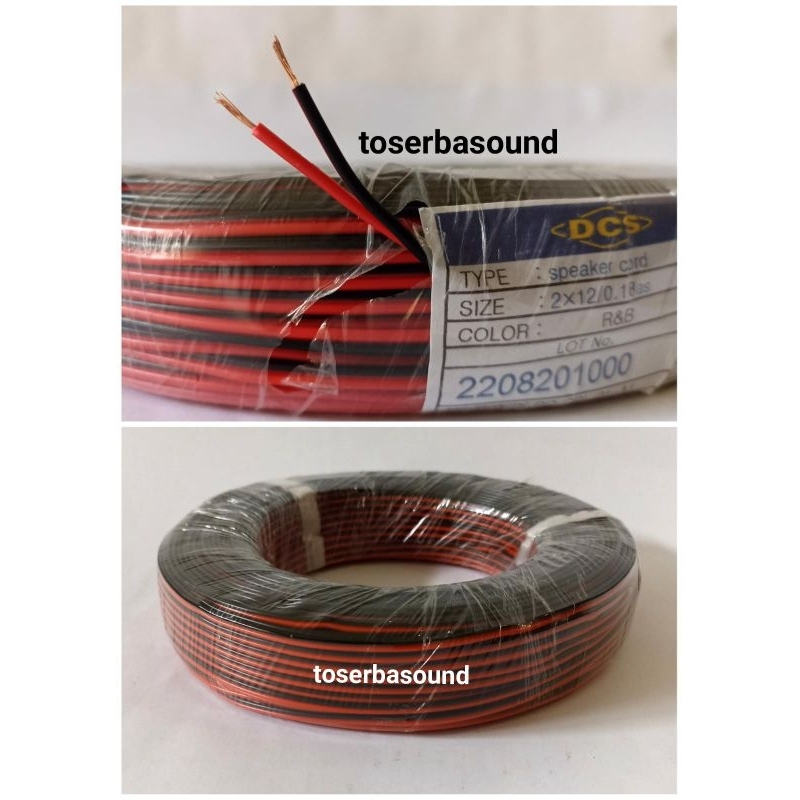Jual Kabel Tweerter serabut dua jalur 2X12 audio variasi mobil Jual ...
