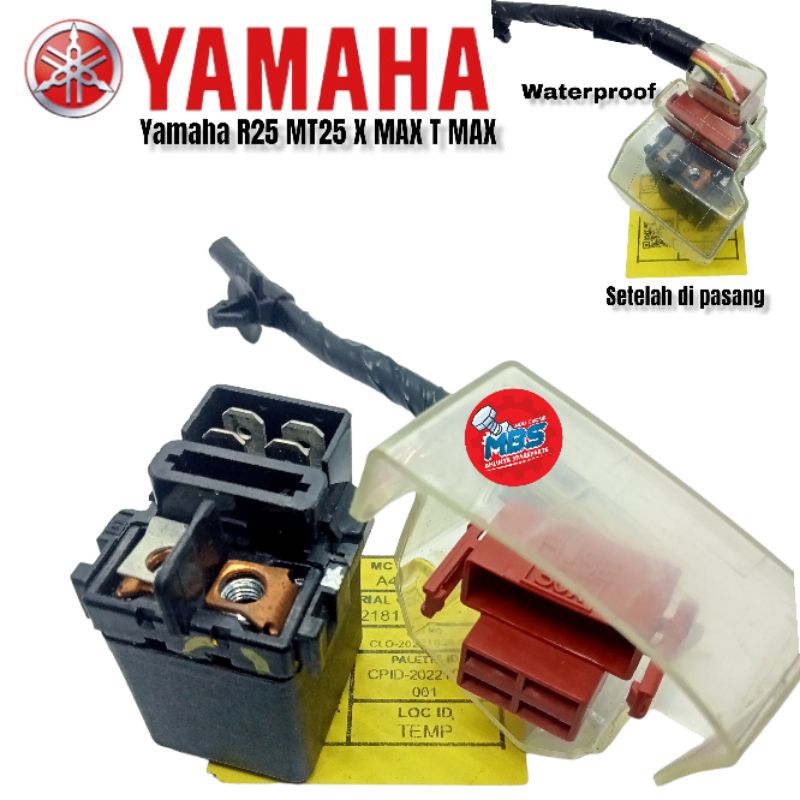 Jual Bandik stater soket conektor stater Original yamaha R25 MT25 X MAX ...