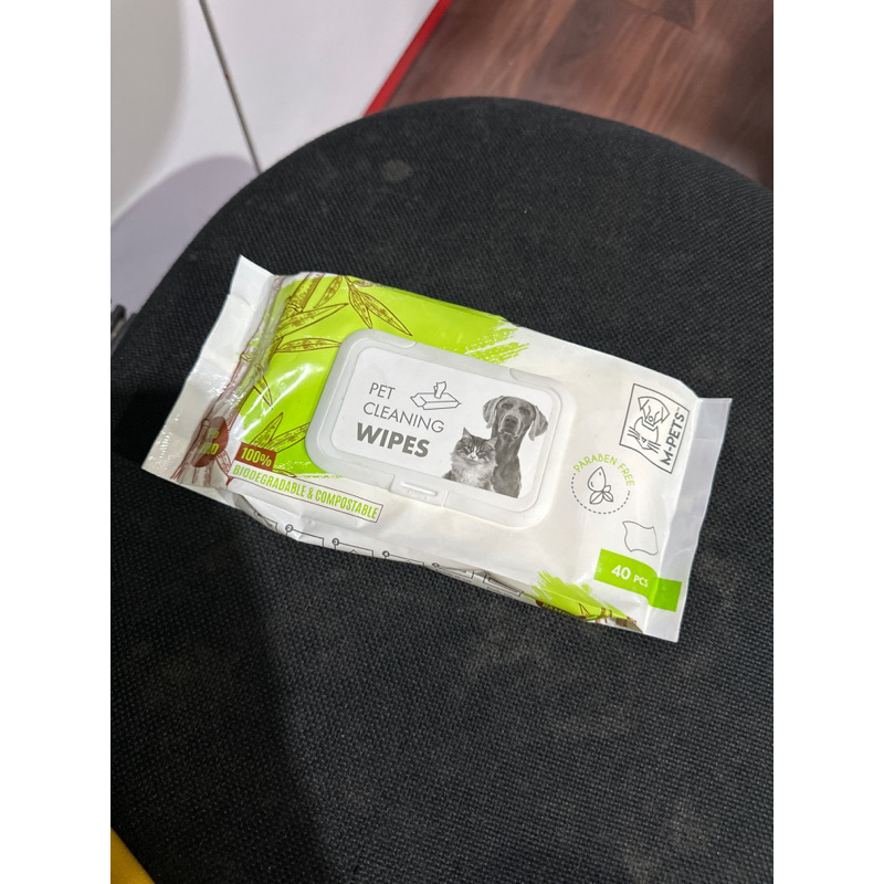 Jual M-PETS Bamboo Pet Wet Wipes 40pcs | Shopee Indonesia