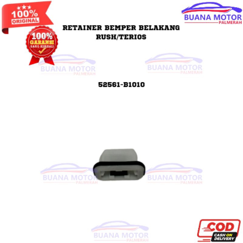 Jual Retainer Bemper Belakang Rush/Terios 52561-B1010 Original | Shopee ...