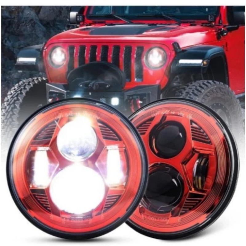 Jual Headlamp Daymaker LED 7 inch Premium Harley W175 Triumph Royal ...