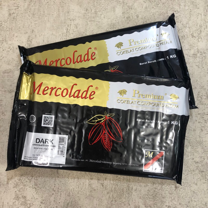Jual Mercolade dark chocolate compound 1kg | Shopee Indonesia