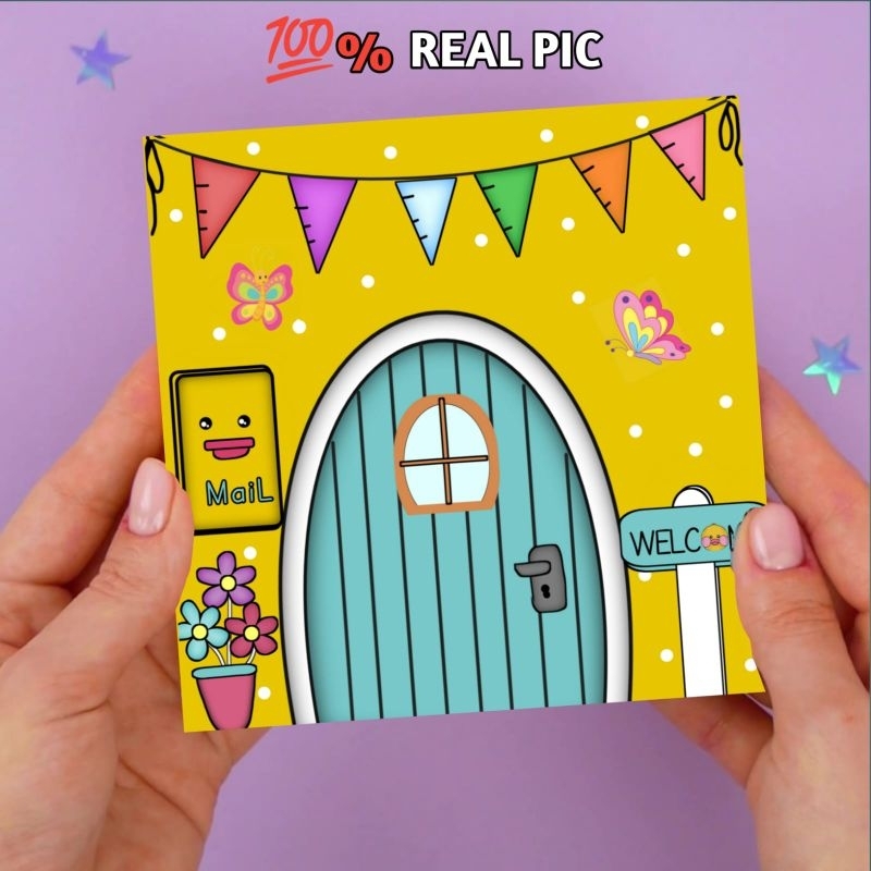 Jual Paper duck house boneka kertas Sudah di susun / belum disusun ...