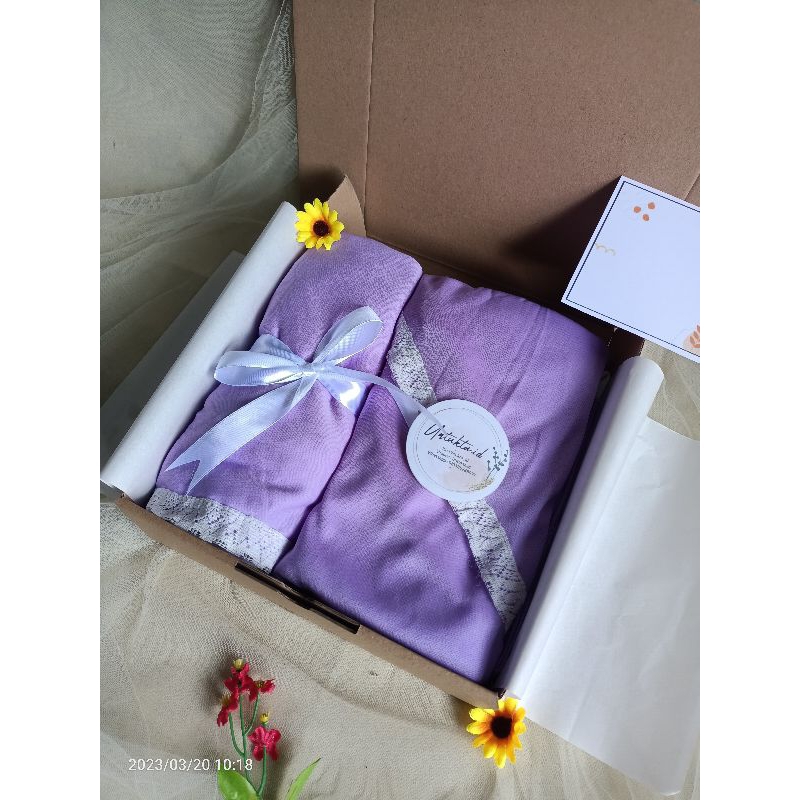 Jual Hampers Mukena Perlengkapan Alat Sholat Hadiah Ultah Gift Box ...