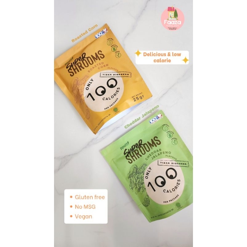 Jual ppuff! Supershrooms [25 gram] Jagung bakar vegan | Shopee Indonesia