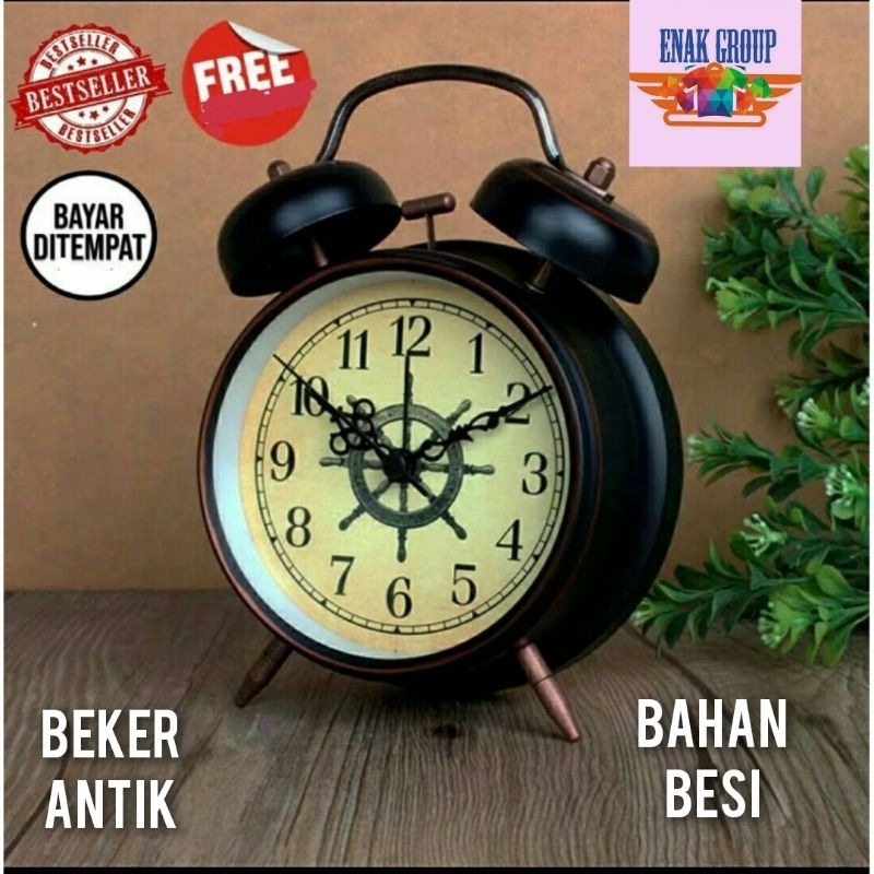 Jual ENAK!!!Jam Beker Weker Paris Klasik Eiffel Kring Kring jam Alarm ...