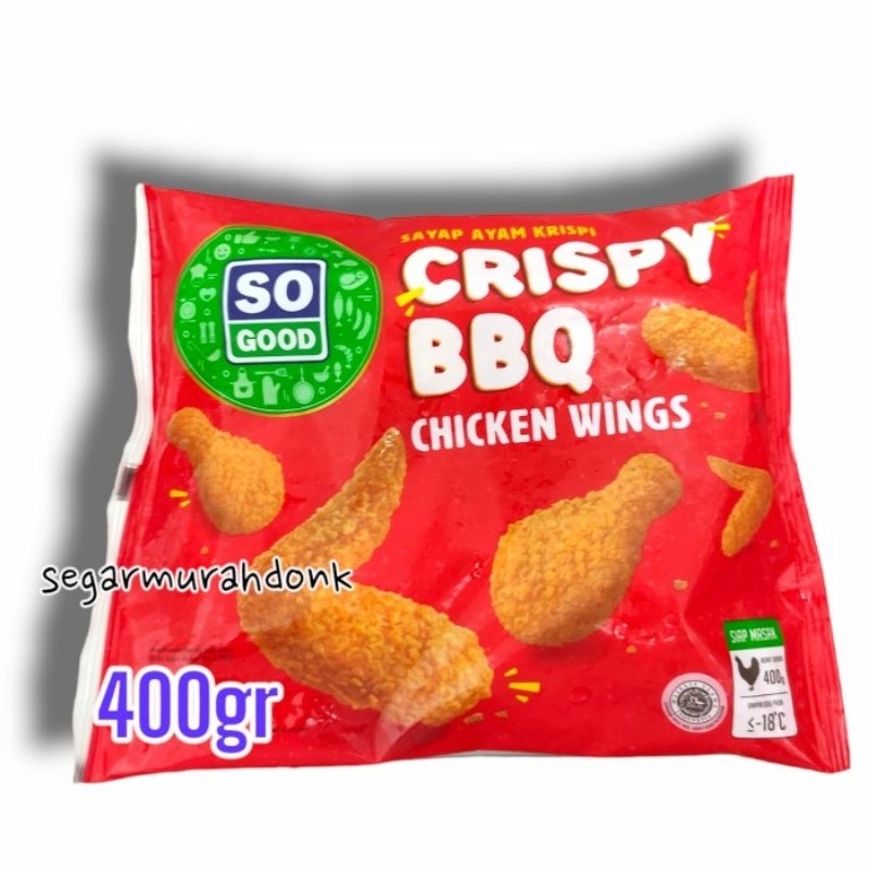 Jual So Good Crispy BBQ Chicken Wings 400 gram Sayap Ayam Krispi ...