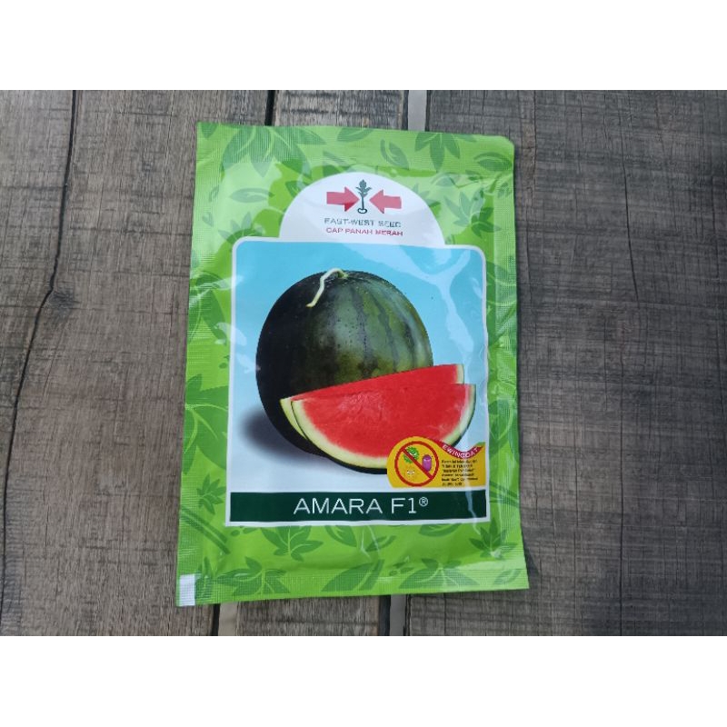 Jual Benih Bibit semangka amara f1 cap panah merah tanpa biji | Shopee Indonesia