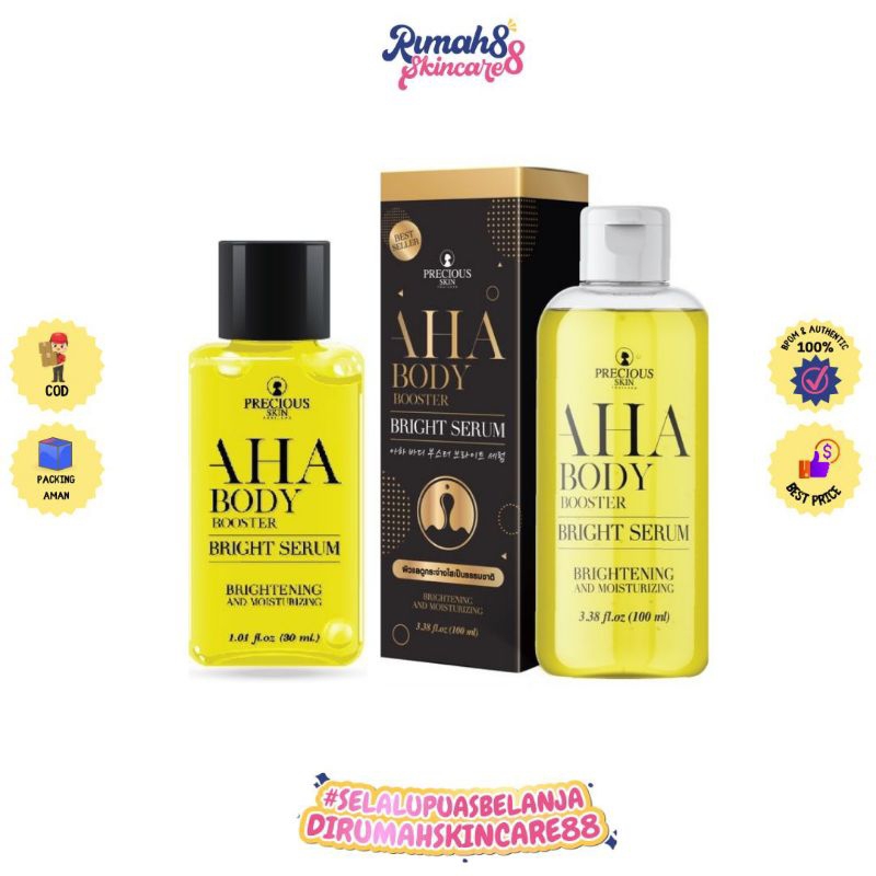 Jual PRECIOUS SKIN AHA Brightening Booster Body Serum 30ml | 100ml ...
