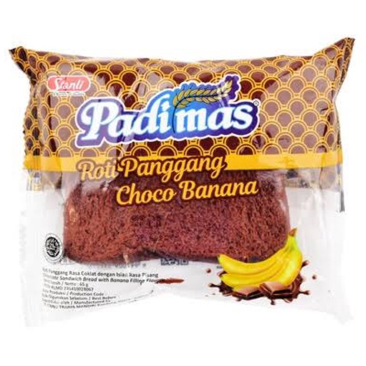 Jual PADIMAS ROTI PANGGANG 65gr COKLAT VANILA SUSU KEJU MIX FRUITS BLUEBERRY ES TELER CHOCO ...