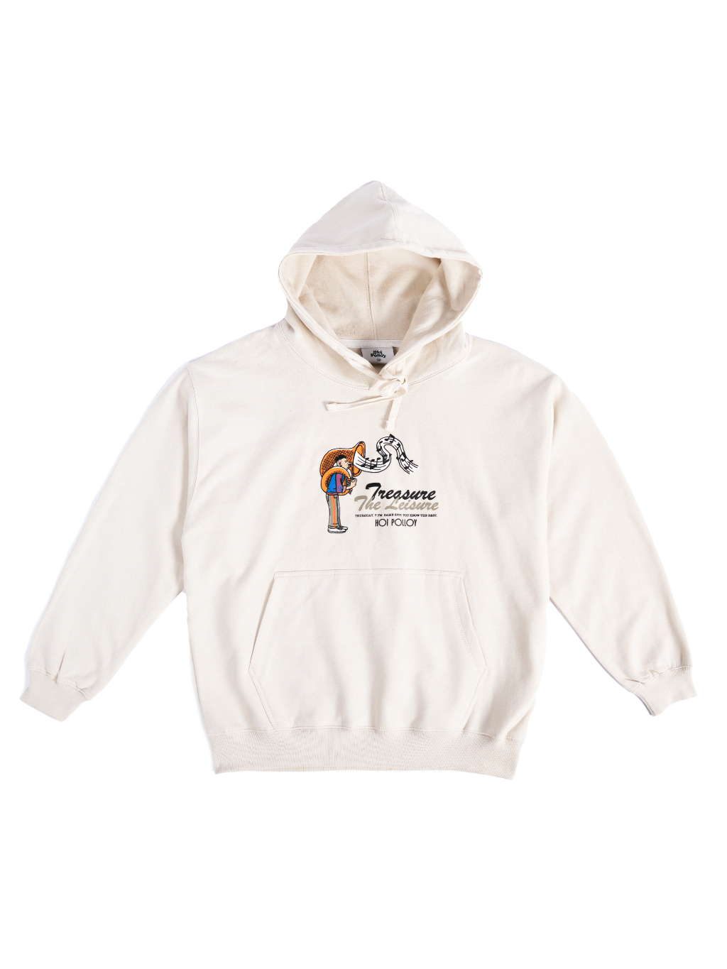 Jual Hoi Polloy - Hoodie Sasafon (Ivory) 280gsm | Shopee Indonesia