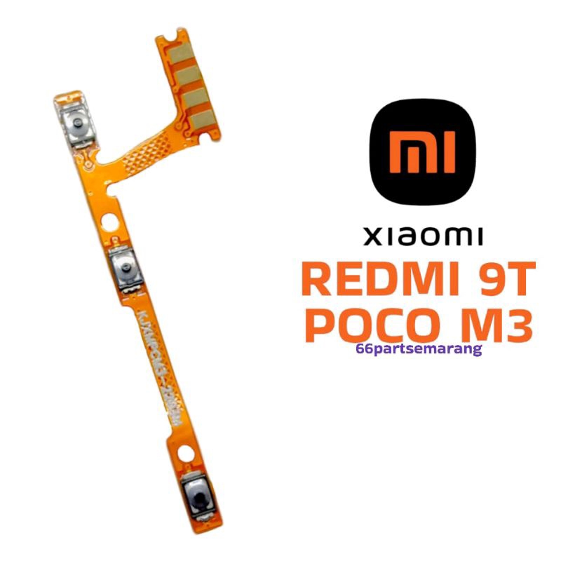 Jual Flexibel Flexible Power On Off Volume Poco M3 / Redmi 9T Original ...