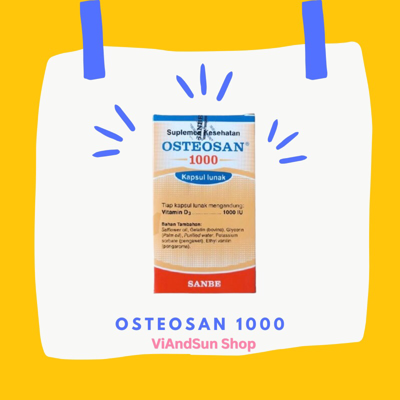 Jual Osteosan 1000 Vit D3 1000iu | Shopee Indonesia