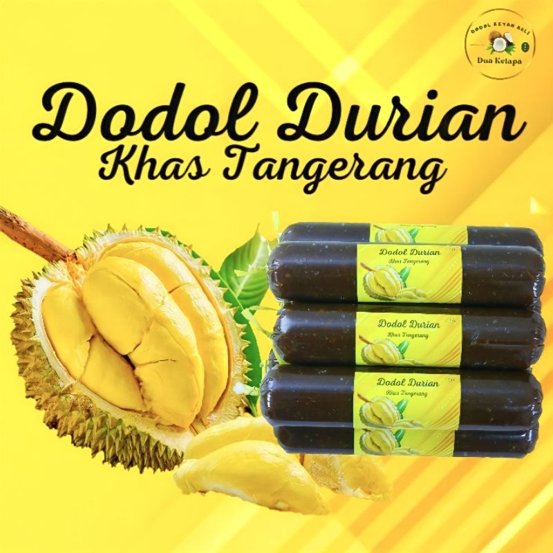 Jual Dodol Durian Asli 200gr Khas Tangerang Fresh Harum Legit | Shopee ...