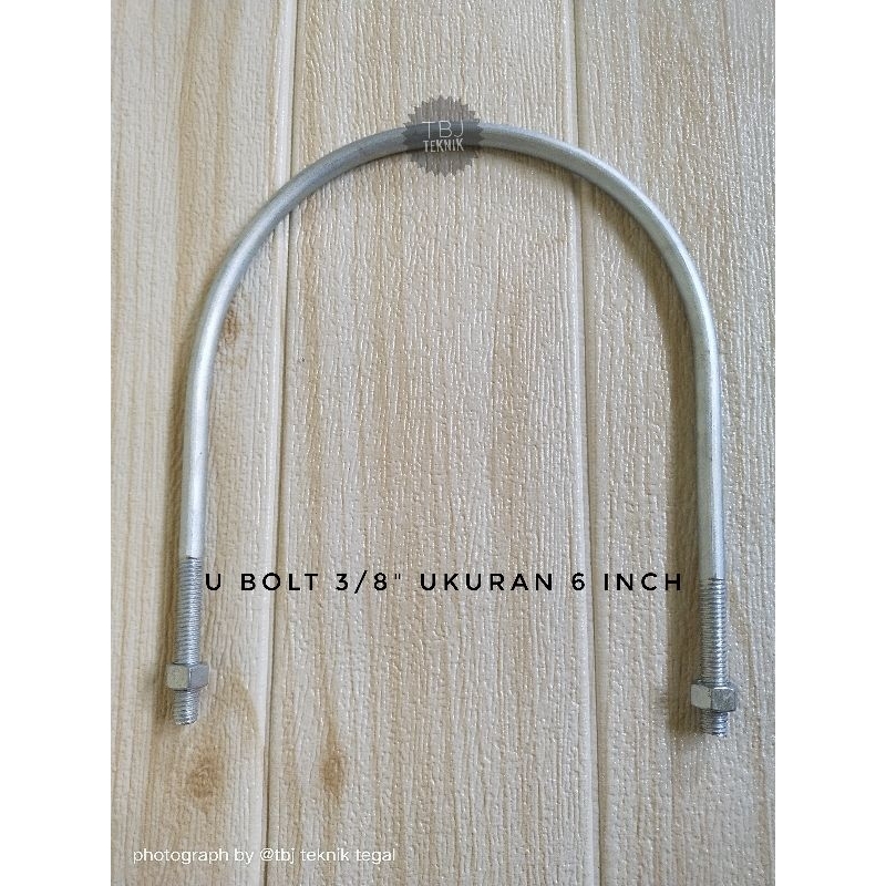 Jual klem besi U bolt ukuran 1/2"-8 inch | Shopee Indonesia