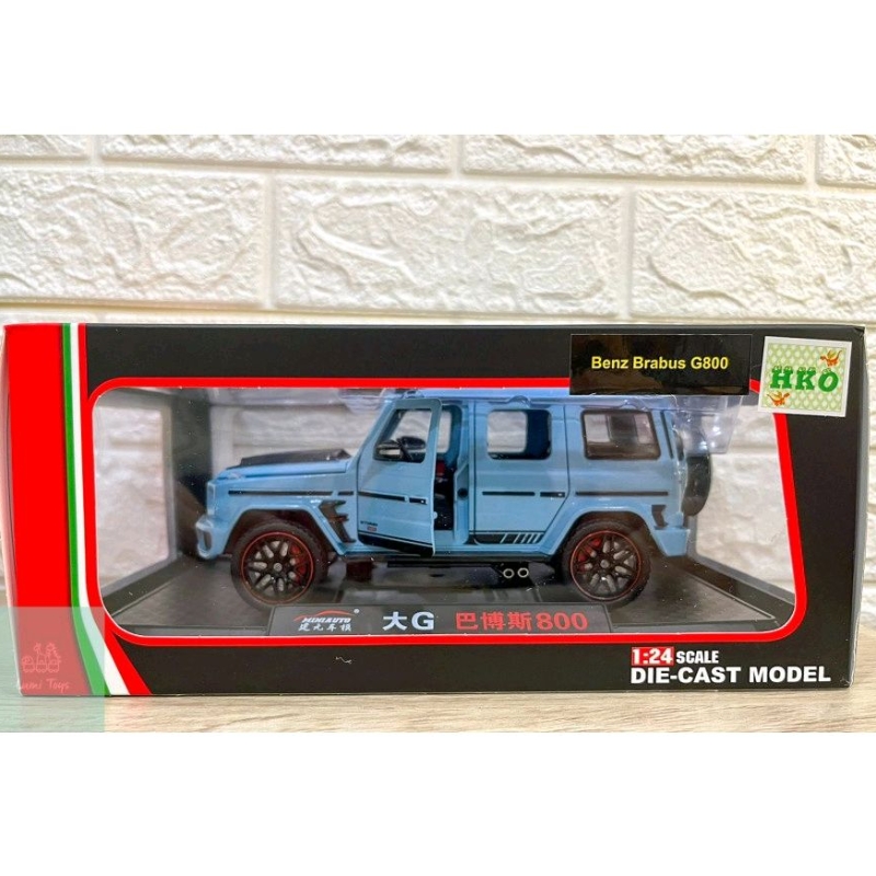 Jual Diecast Mobil Mercy Jeep Brabus Pullback Lampu Suara Skala 1:24 ...