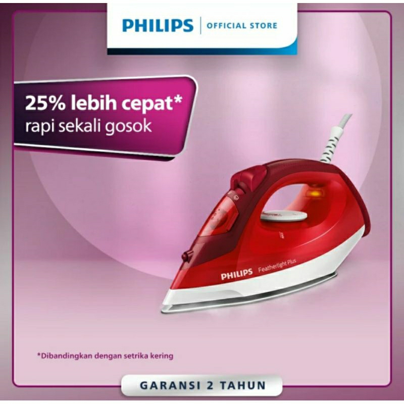 Jual Philips Setrika Uap GC1424/45 Steam Iron GC 1424 Seterika Kering ...