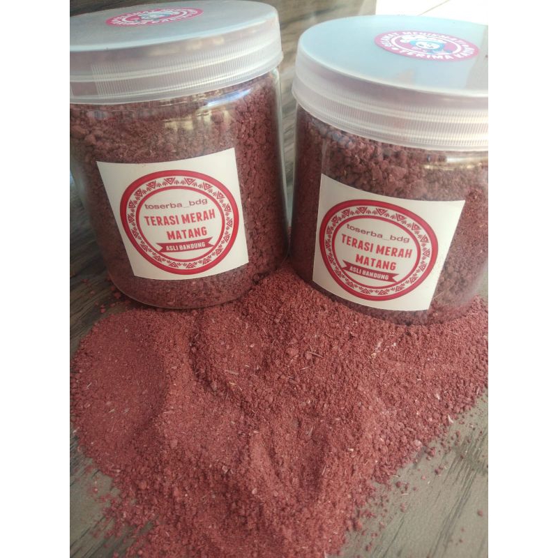 Jual terasi merah bubuk matang JUMBO | Shopee Indonesia