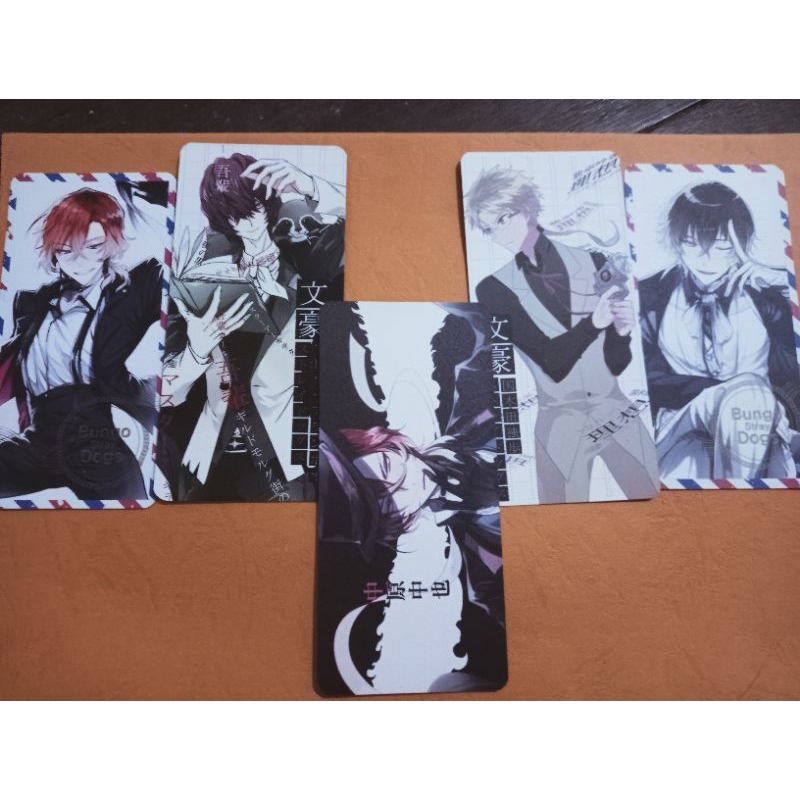Jual Bookmark Kunikida Osamu Dazai Nakahara Chuuya Bungou Stray Dogs ...